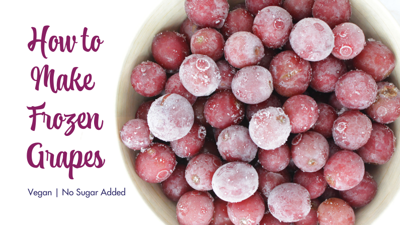 How to Make Frozen Grapes - Simply Plant Based Kitchen
