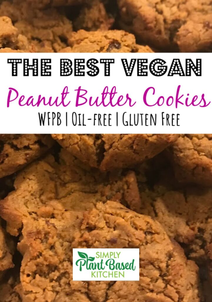 The Best WFPB Peanut Butter Cookies Recipe - Simply Plant Based Kitchen