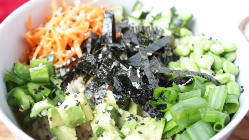 Simple Vegan Sushi Bowls - Simply Plant Based Kitchen