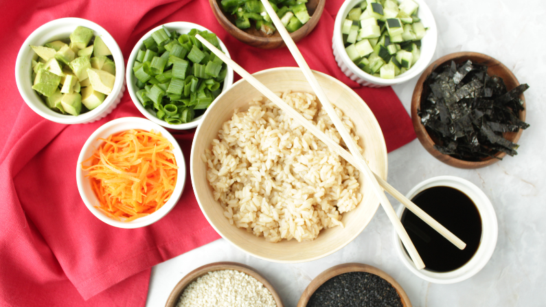 Simple Vegan Sushi Bowls - Simply Plant Based Kitchen