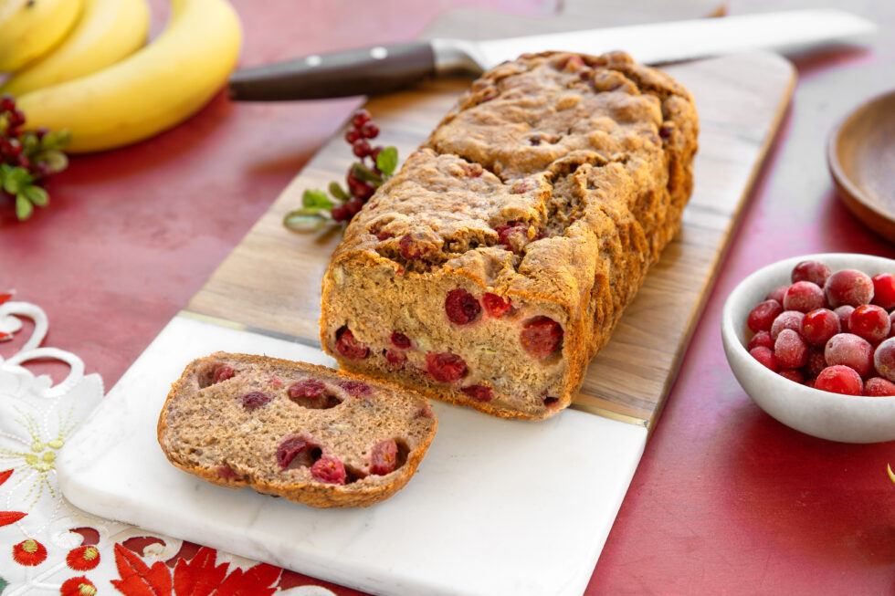 Vegan Cranberry Banana Bread - Simply Plant Based Kitchen