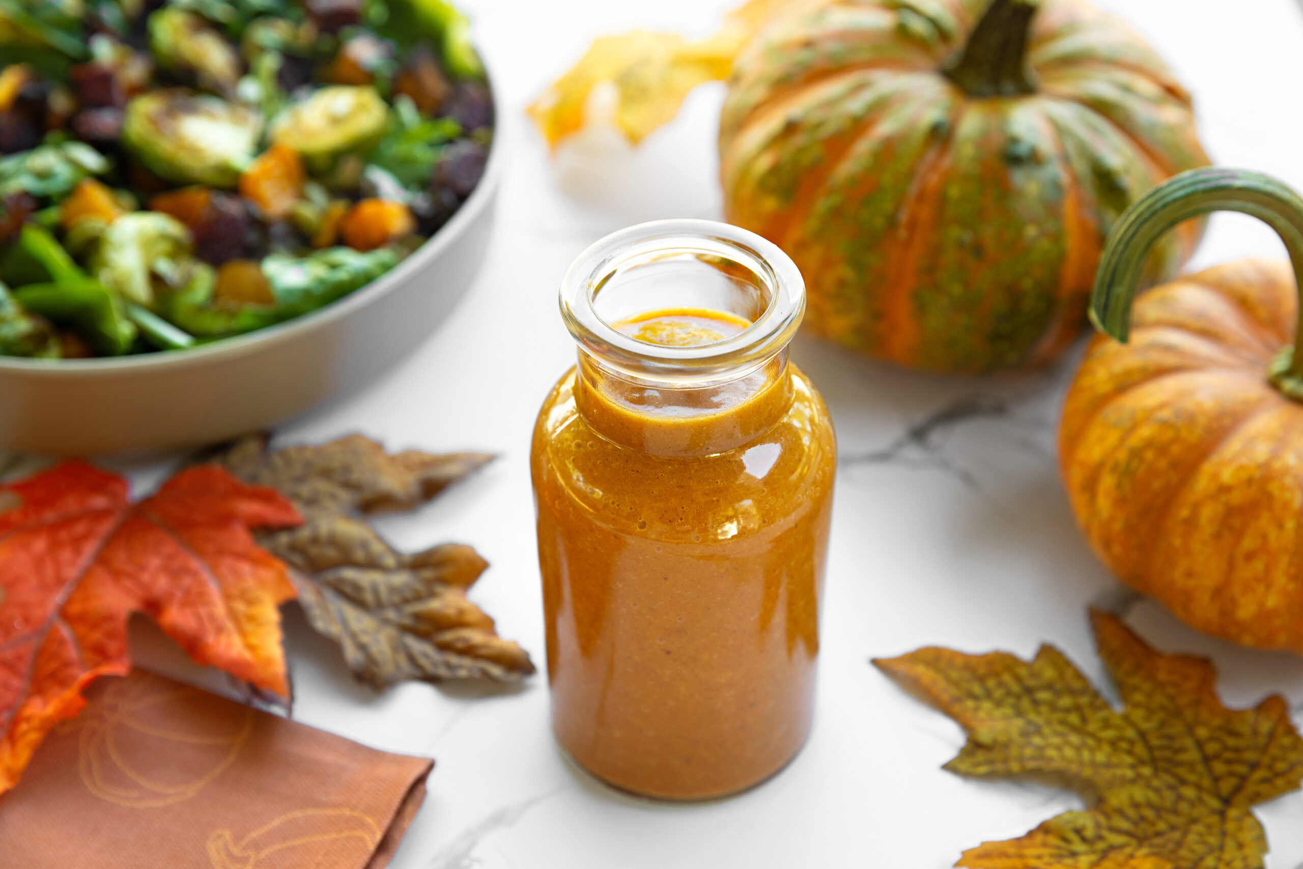 Autumn Spiced Pumpkin Dressing (Vegan, Oil-Free) - Simply Plant Based ...