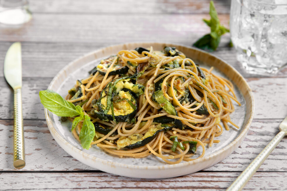 Vegan Spaghetti alla Nerano (Creamy Zucchini Pasta) - Simply Plant Based Kitchen