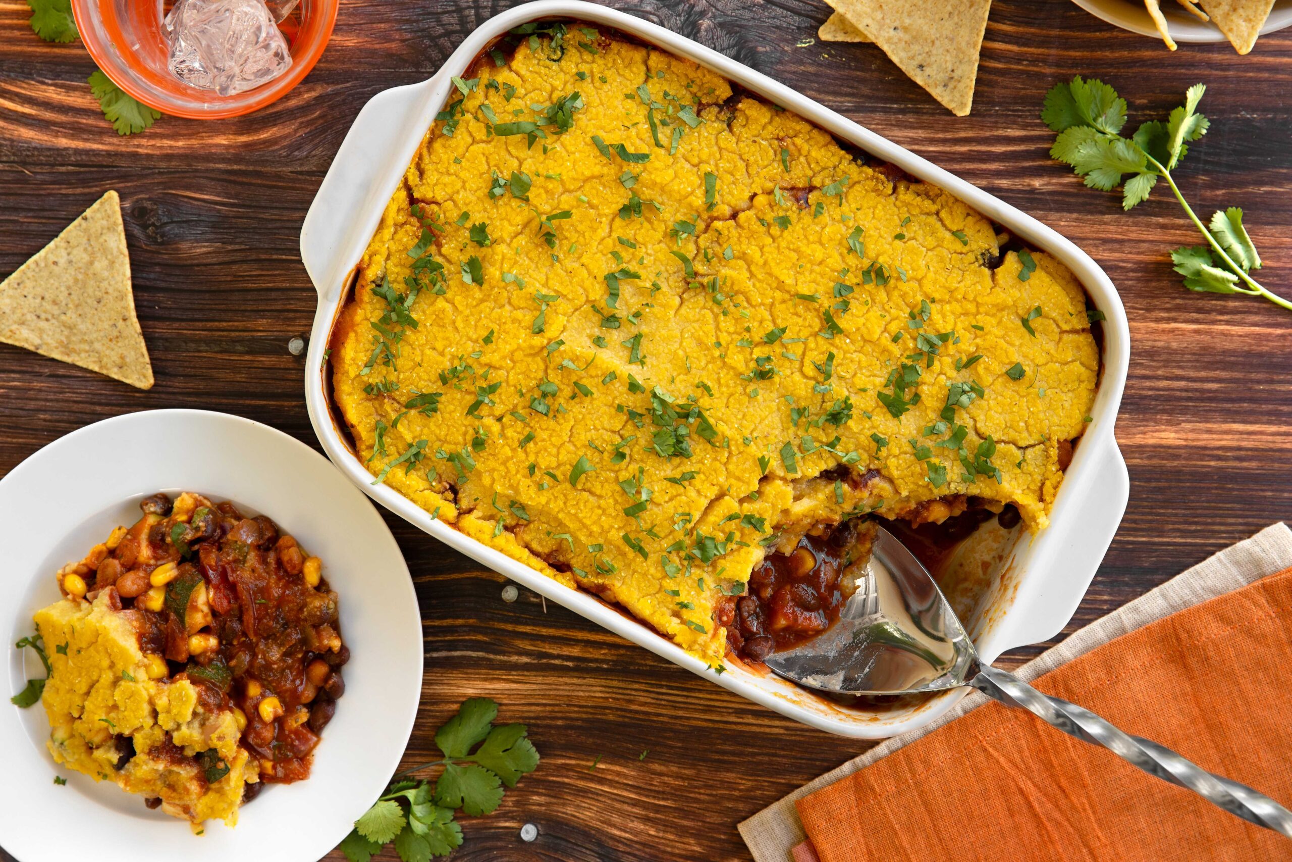 Simple Vegan Tamale Pie - Simply Plant Based Kitchen