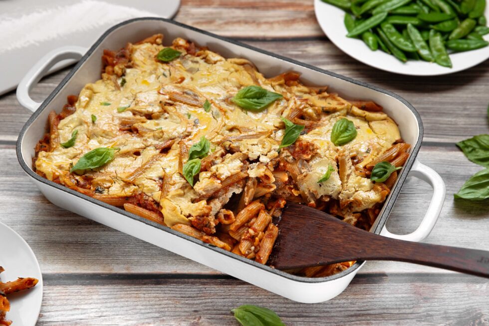 Italian Vegan Baked Ziti - Simply Plant Based Kitchen